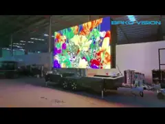 Double Sides Mobile LED Screen Trailer SMD 3535 P8 High Brightness