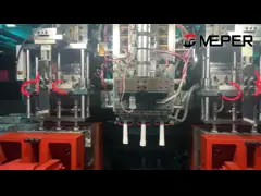 Pharmacy Plastic Bottle Blow Molding Machine LDPE / HDPE Faster Output