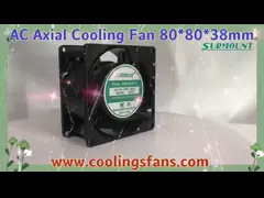 Industrial AC Axial Cooling Fan 110V 2900RPM 31CFM Free Standing IP55