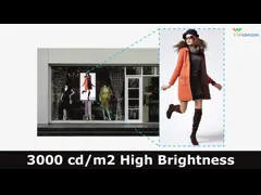 LCD Wall Mounted Digital Signage Light Box Ultra Narrow Frame For Indoor