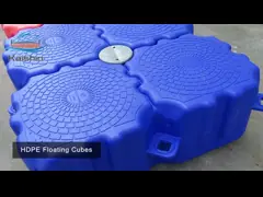 Pontoon Modular Floating Dock Plastic HDPE Easy Assemble Pollution Resistant