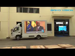 Truck Mounted Mobile LED Screen Billboard Advertising Signage For Outdoor