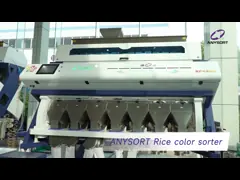 AI Rice Color Sorter 220V 50Hz Light Control High Accuracy Automatic