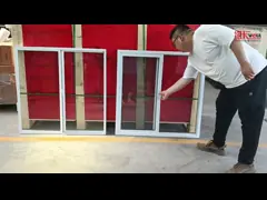 Single UPVC Sliding Window And Door Air Circulation With Plastic Grill