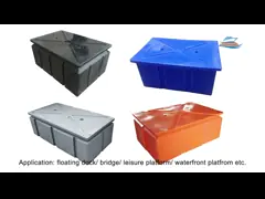 Square LLDPE Floating Dock Floater HDPE EPS Foam For Marinas