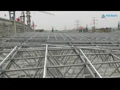 Prefabricated Steel Space Frames Q235 Customized For Large Space