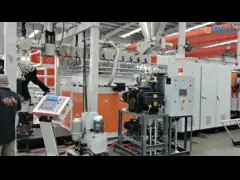 GAG Pet Sheet Extruder Machine Three Layers Single / Parallel Twin Screw