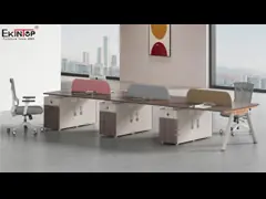 Office Conference Table Melamine Board Extendable Waterproof Modern