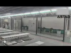 Automatic MDF Electrostatic Powder Coating Line 40m/Hour For Wood Plate