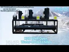 Open Water Cooled Chiller 12HP 3 Degree With Copper Tube