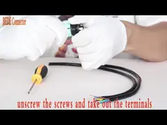 Waterproof Circular Connectors 450V 20A Self Locking PA66 Material