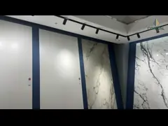 Glazed White Porcelain Floor Tiles Marble Non Slip Wear Resistant