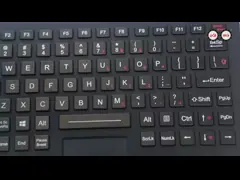 Ruggedized Industrial Keyboard With Touchpad 90 Keys IP65 PS2 / USB Interface