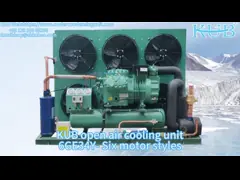 Parallel Refrigeration Condensing Unit R22 / R404A Multi Stage Semi Hermetic