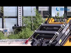 Small Crawler Mini Skid Steer Loader 23hp 2400mm Height For Landscaping