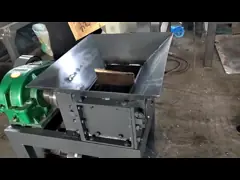 Waste Recycling Dual Shaft Shredder 5.5kw 200kg/H For Scrap Metal