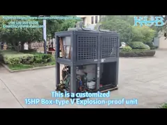 Box Type Refrigeration Condensing Unit 15HP 22.5kw Explosion Proof