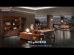 Executive Modern Style Desk Wooden L Shaped Comfortable Commercial