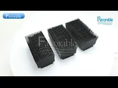 PP / Nylon Bristles Brushes Black Perfect Match For Auto Cutter Machine