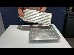 Water Cooling Aluminum Spare Parts Plate Alloy 6063 T6 For Automobile Battery