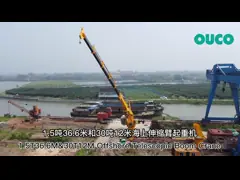 Telescopic Boom Offshore Pedestal Crane 1.5T 36M 360 Degree Slewing
