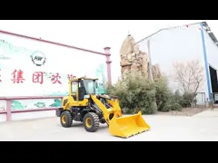 Wheel Backhoe Loader Machine 3 Ton For Earthwork Construction