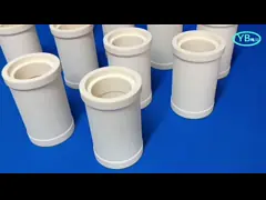 Insulation Alumina Ceramic Tubes Wear Resistant High Hardness Strength