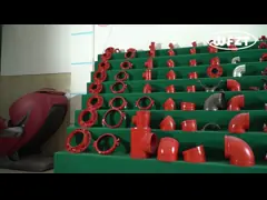 Polished Grooved Tee Fittings Threaded Connection For Water Supply Pipes