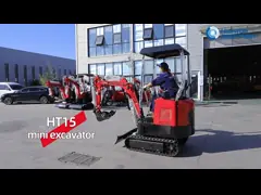 Hydraulic Mini Crawler Excavator HT15 7kw Compact For Maximum Climbing