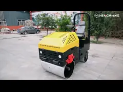 Small Construction Road Roller 16hp 2000kg Flexible Steering Anti Rust