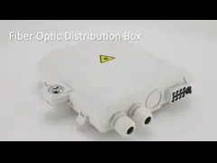 Splitter Fiber Optic Distribution Box 8 Ports Wall / Pole Mounted Outdoor