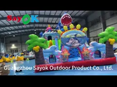 Castle Inflatable Bouncer Slide Blow Up Jumping For Commercial