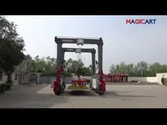 Magnect Sperader Mobile Gantry Cranes Lift 50T Double Girder