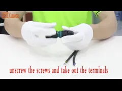 Wire Waterproof Cable Connectors Quick Wiring 3 Pins 2 Channel With PA 66 Shell