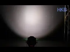 LED Zoom Moving Head Light 200W Cast Aluminum With Light Baffle