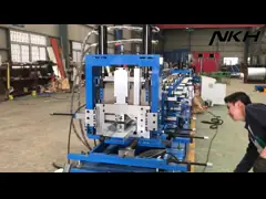 Steel Frame Purlin Roll Forming Machine 22KW 15m/min Hydraulic