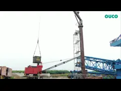 Fixed Stiff Boom Crane 1.3T 9M Jib Hydraulic Slewing For Marine