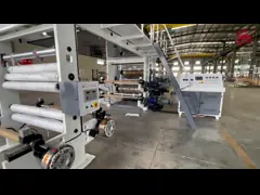 Plastic Film Hot Lamination Machine Double Sided Adhesive Tape Electric Heating