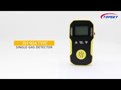 MCU Portable Gas Detector Diffusion Single Gas IP65 Rechargeable