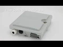 PLC Splitter Fiber Optic Distribution Box 1 × 8 High Impact Plastic
