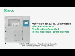 Presettable EV Connector Testing Equipment Breaking Capacity Single Station