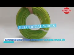 Flexible Silicone Rubber Insulated Wire High Voltage Corrosion Resistant