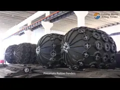 Nylon Rubber Pneumatic Marine Fender Net Type Protective For Berthing
