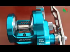 Deep Sea Fishing Tackle Set Reel 16KG Drag Slow Jigging With EVA Handle