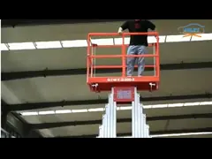 Telescopic Ladder Aerial Work Platform Lift 150kgs Loading 19m Height Hydraulic
