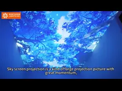 Proyección Holográfica Interactiva en la Pared Iluminación del Norte Inmersiva Para Museo