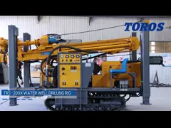 Mining Water Well Drilling Rig Equipment Diesel 85kW 100 Meter Deep