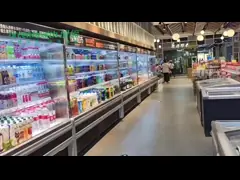 Self Contained Multideck Open Chiller Large Capacity For Drinks / Milk