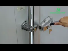 Glass Door Cold Storage Room Freezer Back Load For Frozen Food