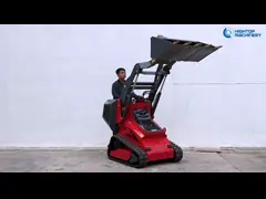 Crawler Mini Skid Steer Loader 18.2kw Powerful Versatility